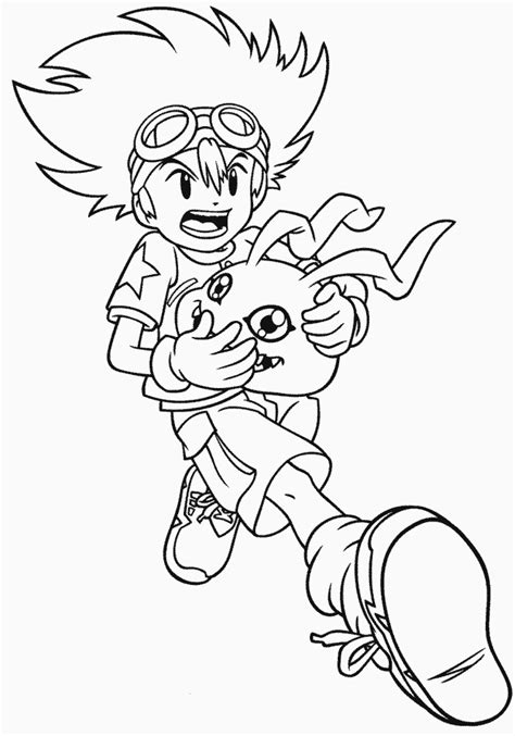 Printable Digimon Coloring Pages Coloring Nation