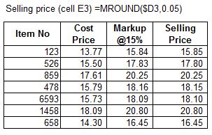How To Round A Number Off To The Nearest Multiple In Excel
