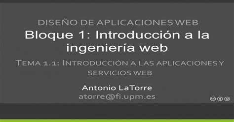 DiseÑo De Aplicaciones Web Bloque 1 Introducción A La Laureldatsi