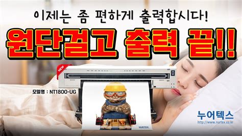 갓성비 롤투롤 Uv프린터 설치 Uv프린터 Uv프린터기 Uv롤투롤 누어텍스 3레이어 실사출력기 Youtube