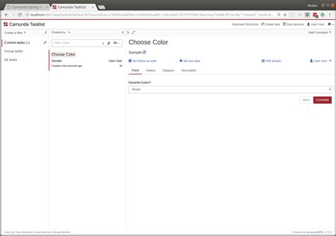Camunda Spring Boot Example