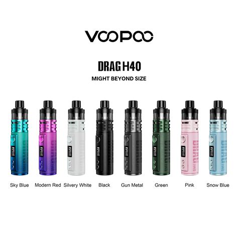 Voopoo Drag H40 Kit 1500mah 40w £27 Avalanche Vapes
