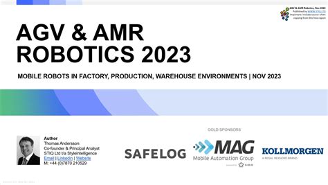Market Report Agv And Amr Robotics 2023
