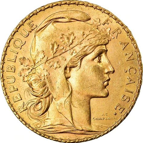 Moneda Istorica Din Aur 20 Franci Mariana Franta 6 45 Grame EMAG Ro
