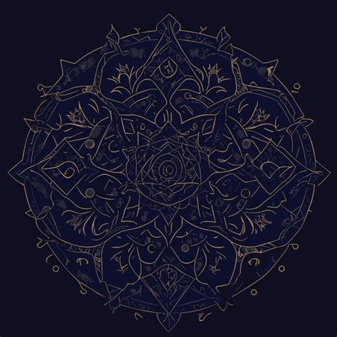 Premium Vector Mandala Vector Illustration Artwork