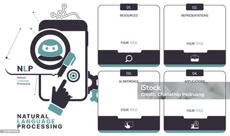Nlp Natural Language Processing Concept Vector Icons Set Infographics Background Stock