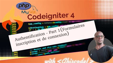 Authentification Avec Codeigniter Partie Youtube