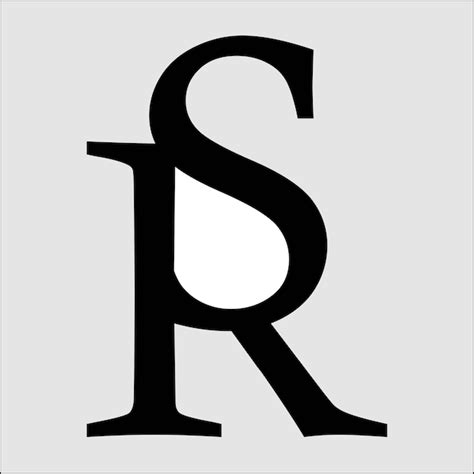 Plantilla de diseño de logotipo de letra monograma Vector Premium