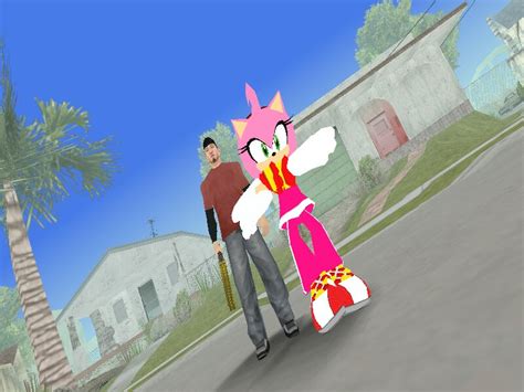 Gta San Andreas Amy Rose From Sonic Riders Mod