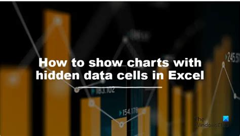 如何在 Excel 中显示带有隐藏数据单元格的图表 如何在 Excel 中显示带有隐藏数据单元格的图表