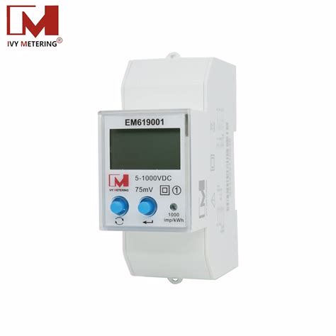1000v Smart Dc Energy Meter For Electricity Power Metering Monitor With Rs485 I O Module And