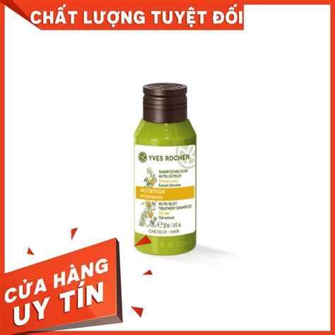 SIÊU PHẨM Dầu gội Yves Rocher Nutri silky treatment shampoo dry hair ml Shopee Việt Nam