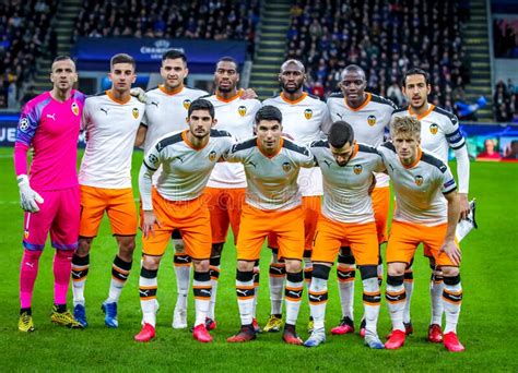 Soccer Champions League Men Championship Atalanta Vs Valencia Editorial