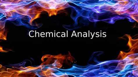 Ch 22 Chemical Analysis Caie Igcse Chemistry 23 25 Syllabus Teaching Resources