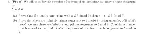 Solved [proof] We Will Consider The Question Of Proving