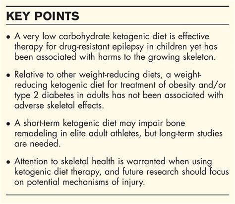 Effects Of Very Low Carbohydrate Ketogenic Diets On Skeletal