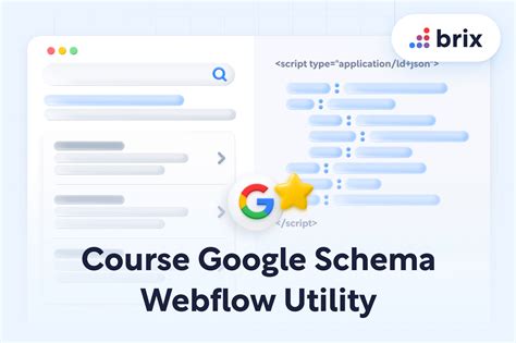 Course Google Schema Webflow Utility BRIX Agency Webflow