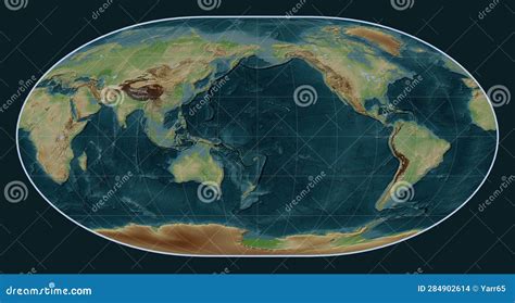 World Wiki Map 180 Pm Loximuthal Stock Illustration Illustration Of Line Loximuthal 284902614