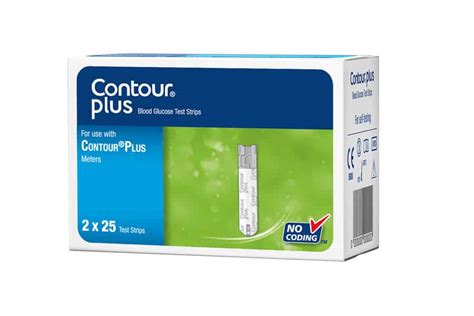 Buy Contour Plus - 50 Strips Online at flat 15% off | PharmEasy