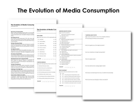 The Evolution Of Media Consumption Made By Teachers