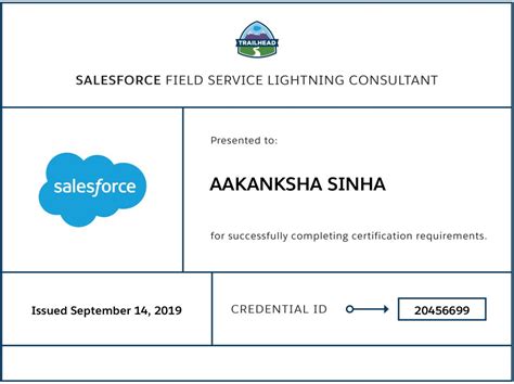 Aakanksha Sinha On Linkedin Salesforce Certified Fieldservicelightning 15 Comments