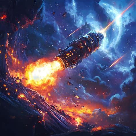 Spaceship Fire Images Free Download On Freepik