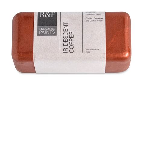 R F Encaustic Paint Block Iridescent Copper Ml Block Michaels