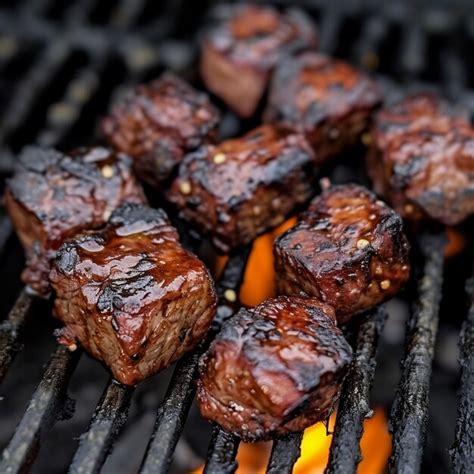 Premium Photo Delicious Bbq Beef Tips For Grilling Without A Meat Brush