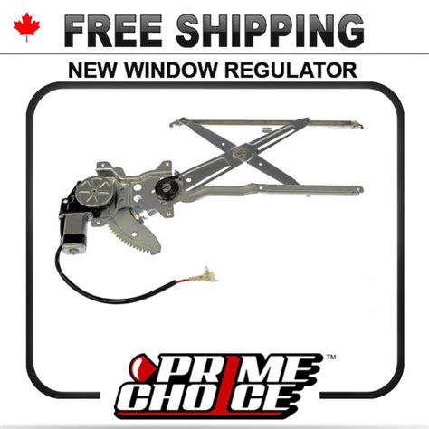 Buy New Front Drivers Side Power Window Regulator With Motor In ON CA