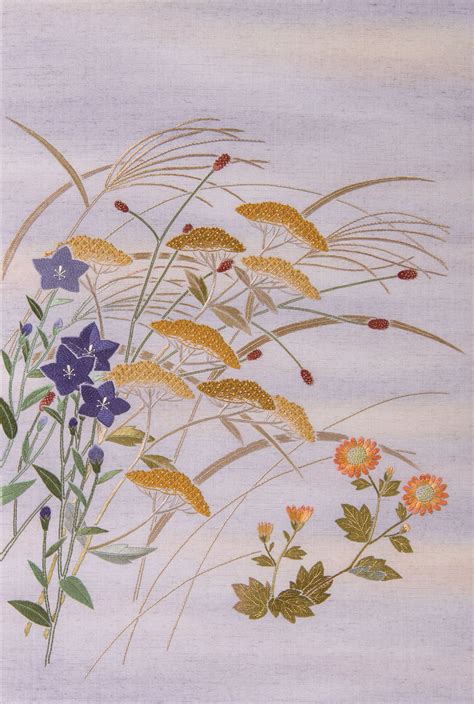 日本刺繍ギャラリー《研究コース作品》 日本刺繍 紅会くれないかい フレンチノット 日本刺繍 フレンチノットステッチ