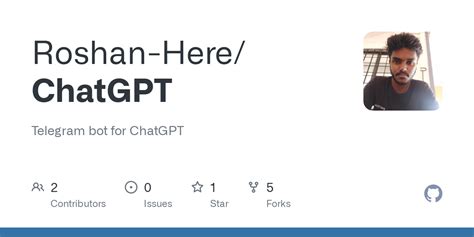 Github Roshan Herechatgpt Telegram Bot For Chatgpt