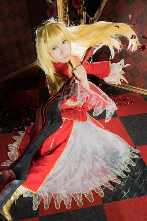 まさきみか·˖ On Twitter コスプレ／fateextra Last Encore ネロ・クラウディウス（赤セイバー） ⊰᯽⊱┈