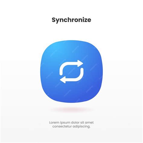 premium vector 3d sync rotate swap repeat reset sustainability