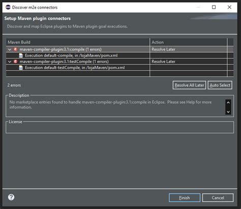Erro Ao Criar Projeto Maven Socorro Maven Gerenciamento De Dependências E Build De