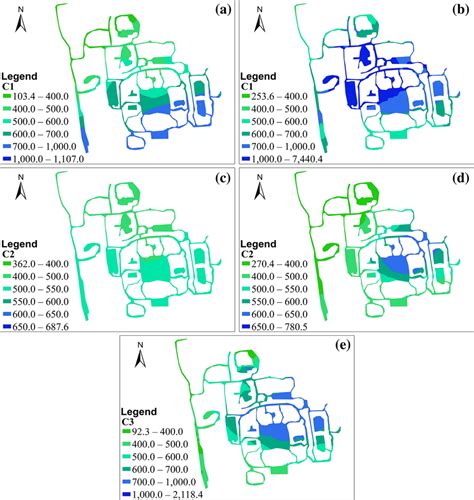 Spatial Distribution Of Fluorescence Peaks Of Each Component Of Dom In Download Scientific