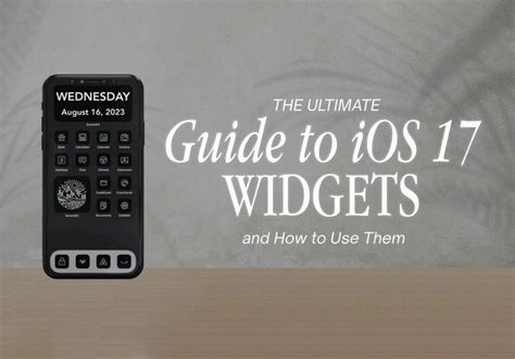 The Ultimate Guide To IOS 17 Widgets And How To Use Them Screen Kit