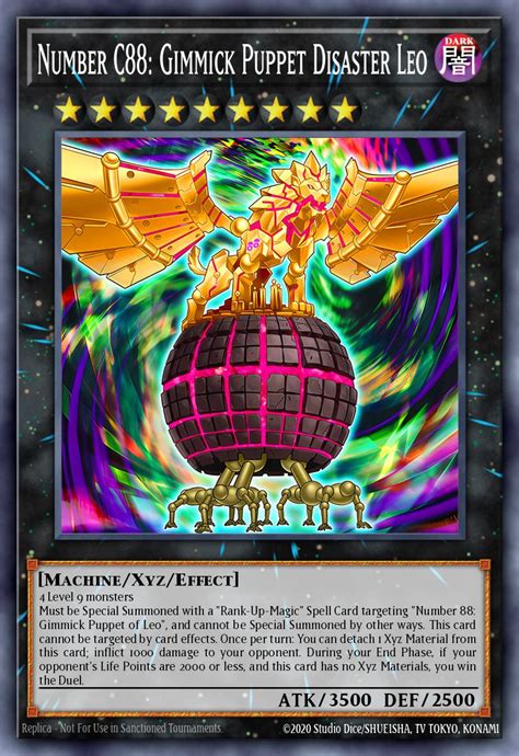 Number C88 Gimmick Puppet Disaster Leo Card Information Yu Gi Oh