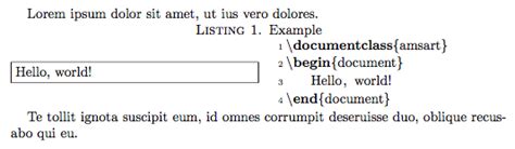 Spacing How To Add Vertical Space Between A Showexpl Ltxexample