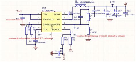 LMR36503 Q1 Schematic Review Power Management Forum Power Management TI E2E Support Forums