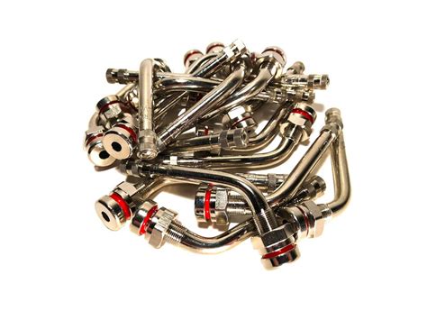 Truck Valve Tr 545d 60° Nickel Plated 50 Pack Metric Fit Vampa