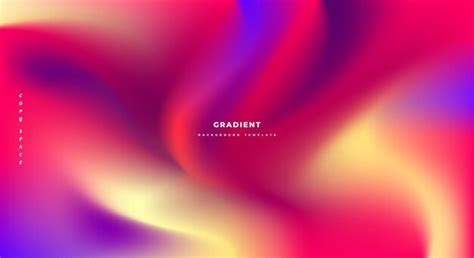 Premium Vector Abstract Colorful Fluid Gradient Mesh Background Template Copy Space For Poster