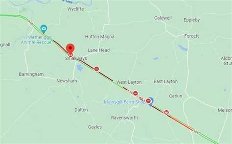 Crash Closes A66 At Scotch Corner With Lorry And Car Collision Recap