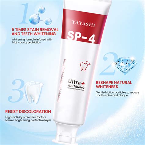 Brightening And Stain Removing Probiotic Toothpaste Peonlyshop