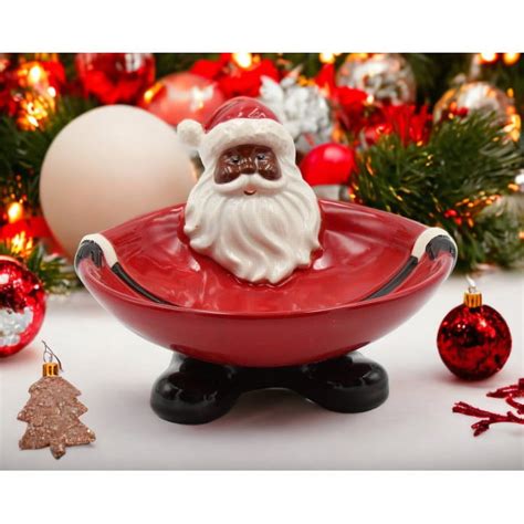 Electric Climbing Ladder Santa Claus Christmas Xmas Music Figurine