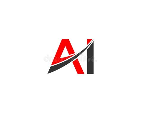Letter Ai Initials Logo Design Stock Vector Illustration Of Cartoon
