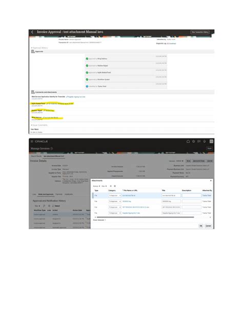 Manual Invoice Attachment Approval Pdf