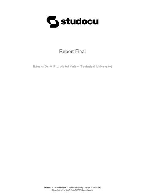 Report Final Pdf Software Engineering Computing