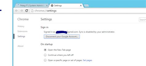 Block Sync Account Google Chrome GPO