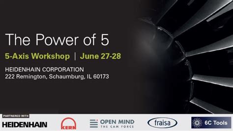 Heidenhain North America On Linkedin Join Us For A 5 Axis Machining Workshop