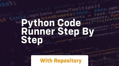 python code runner step by step youtube